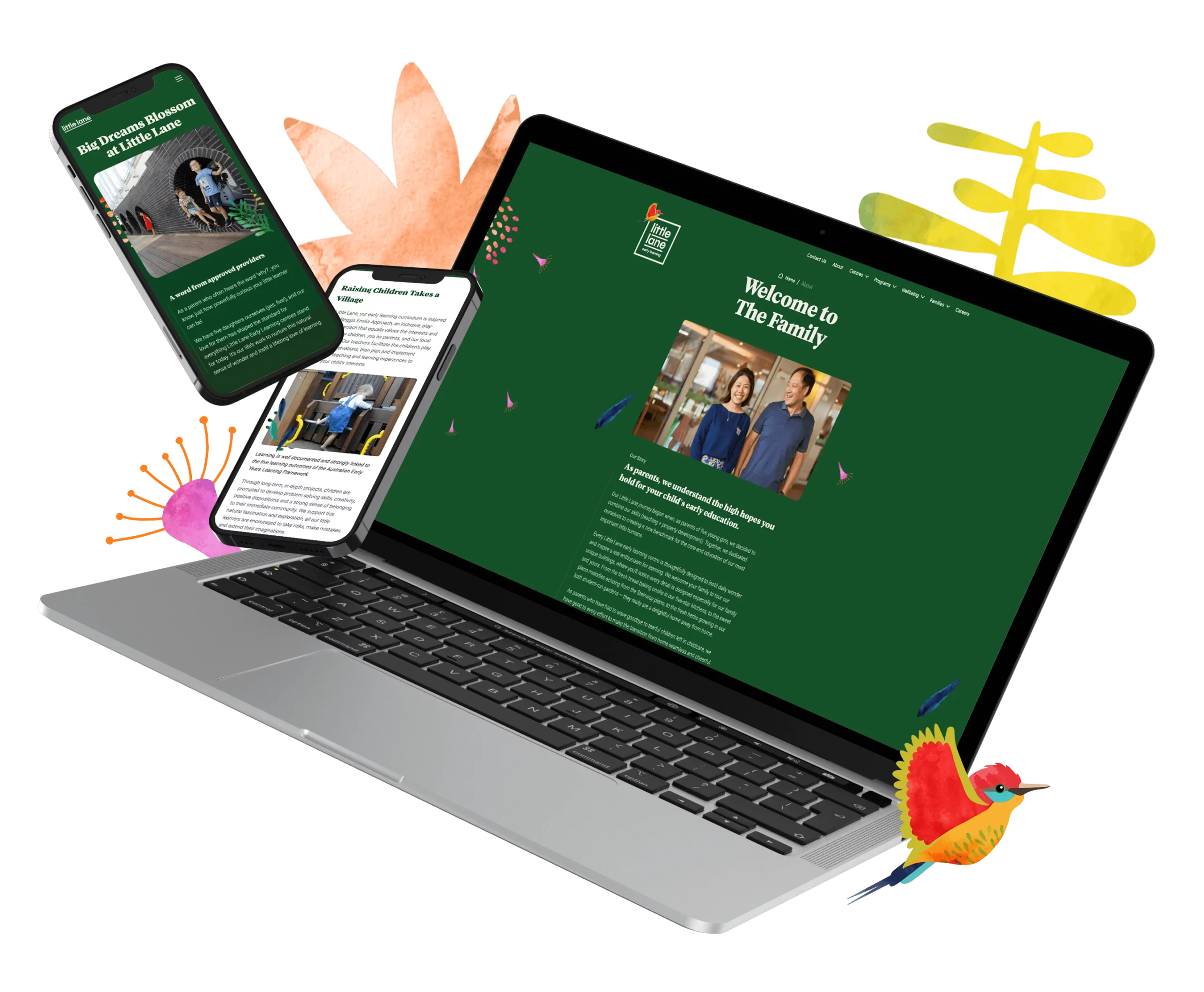 Childcare & Early Learning - Website Development